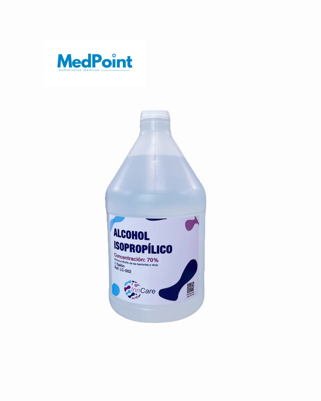 Galón de Alcohol Isopropílico 70% InnCare – Desinfección Eficaz y Prof ...