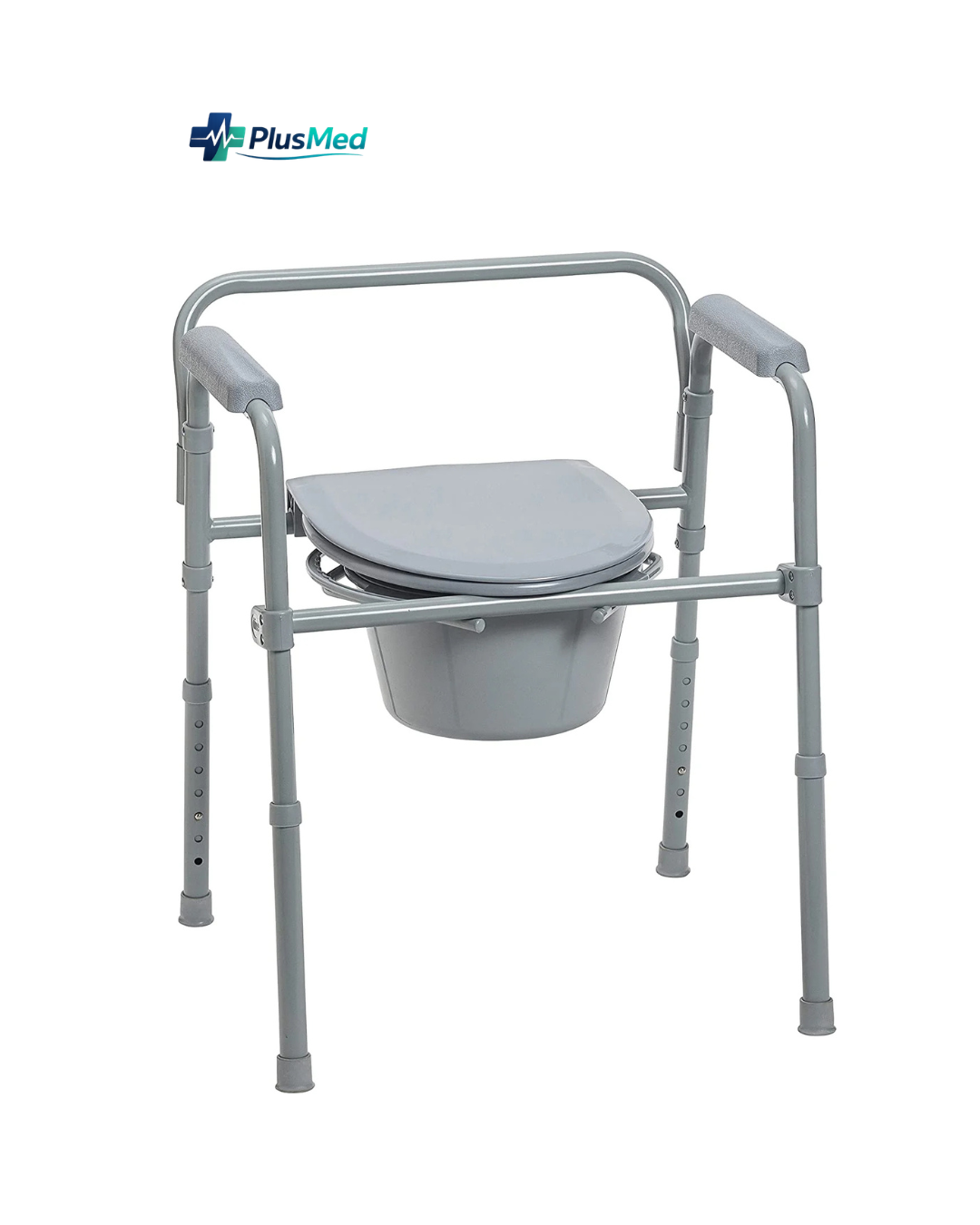 Inodoro portatil Plusmed de Acero (Silla) – Parada Smart